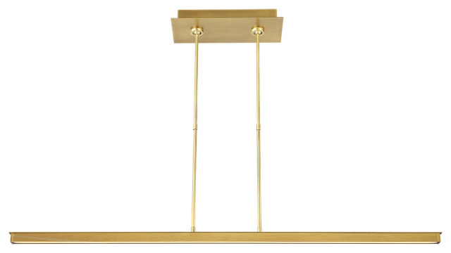 Visual Comfort Modern Stagger LED Linear Suspension - Modern - Kitchen ...