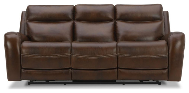 Blair Brown Power Reclining Sofa - Contemporary - Sofas - by Bison ...