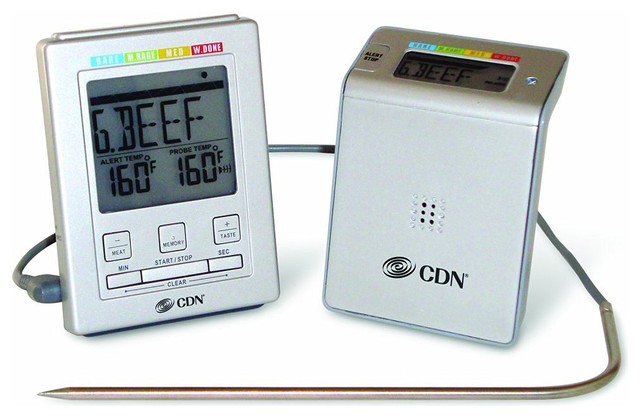 Cdn Wireless Probe Thermometer Timer - Contemporary - Kitchen ...