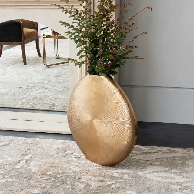 Gretchen Vase, Gold - Contemporary - Vases - by Uttermost | Houzz