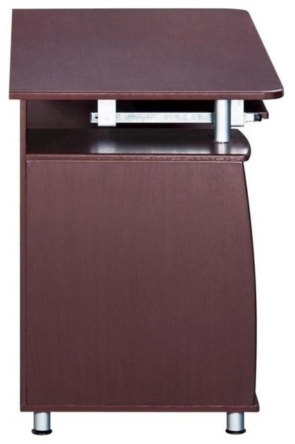 Pemberly Row 48" Transitional Wood Super Storage Computer Desk in ...