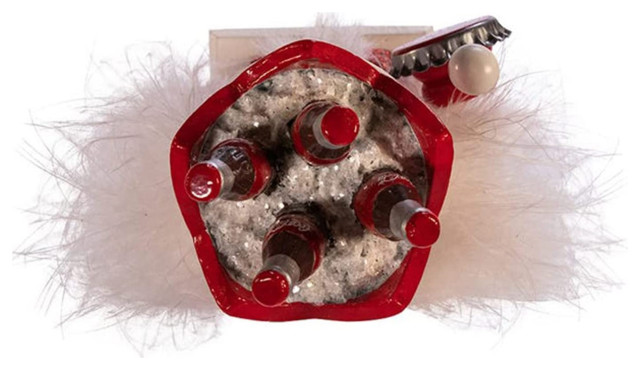 Kurt Adler Wooden Coca-Cola Holiday Nutcracker, 8" - Traditional ...