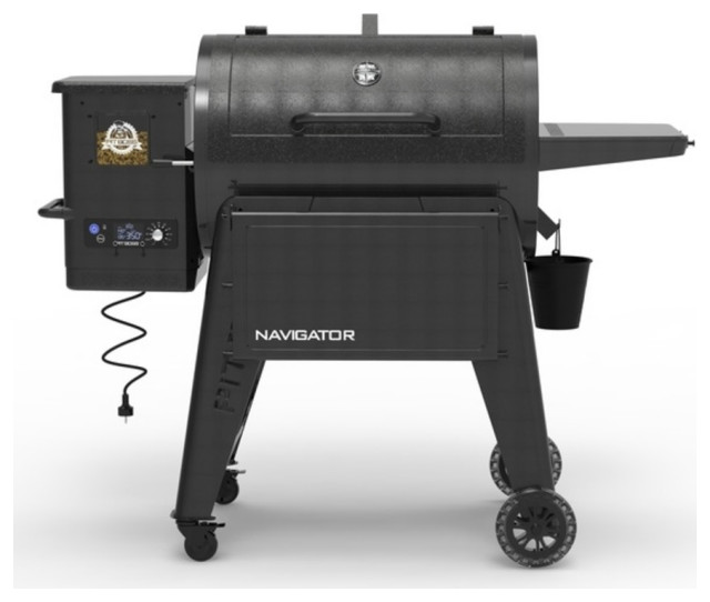 Pit Boss PB850G 850 Navigator Deluxe Pellet Grill, 40000 BTU ...