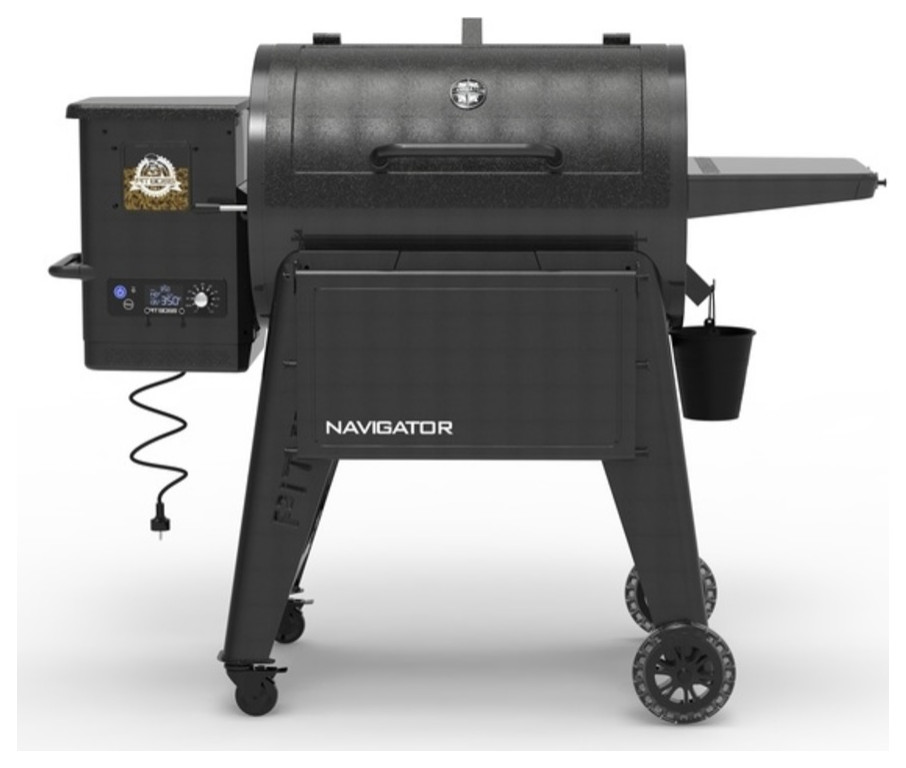 Pit Boss PB850G 850 Navigator Deluxe Pellet Grill, 40000 BTU ...