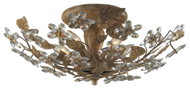 ELK LIGHTING 9353/5 Viento Collection - French Country - Flush-mount ...