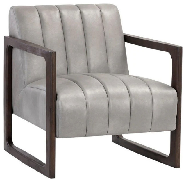 Carolin Lounge Chair, Bravo Metal - Transitional - Armchairs And Accent ...