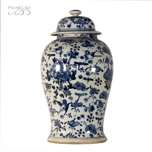 Landscape Porcelain Temple Jar - Asian - Decorative Jars And Urns - by ...