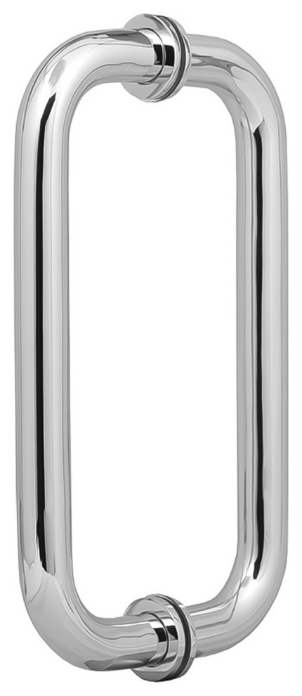 8" Back To Back 'C' Pull Handle - Modern - Doorknobs - by Fab Glass And ...