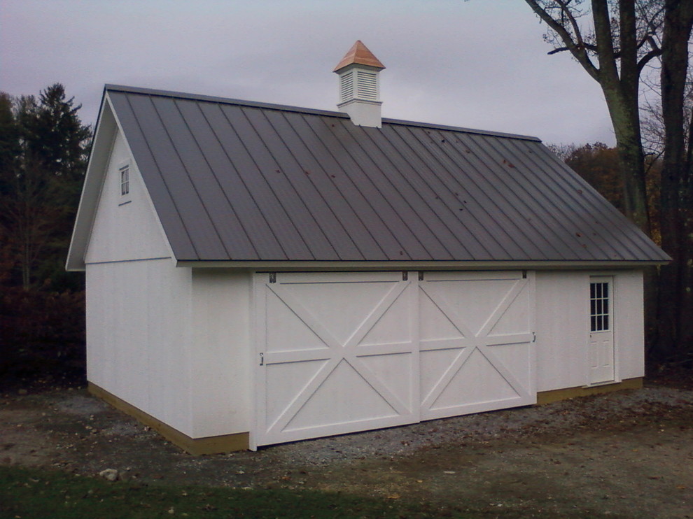 Gable Style Pole Barns - Traditional - New York - by PINE RIDGE POLE ...