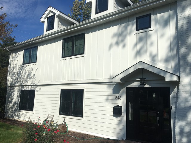 LP Smartside Board and batten siding,aluminum soffit/Fascia.Vynil ...