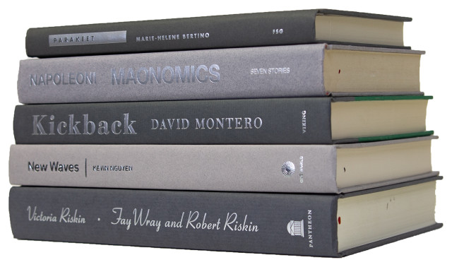 Modern Granite Book Stack, 5-Piece Set - Traditional - Books - by Booth ...