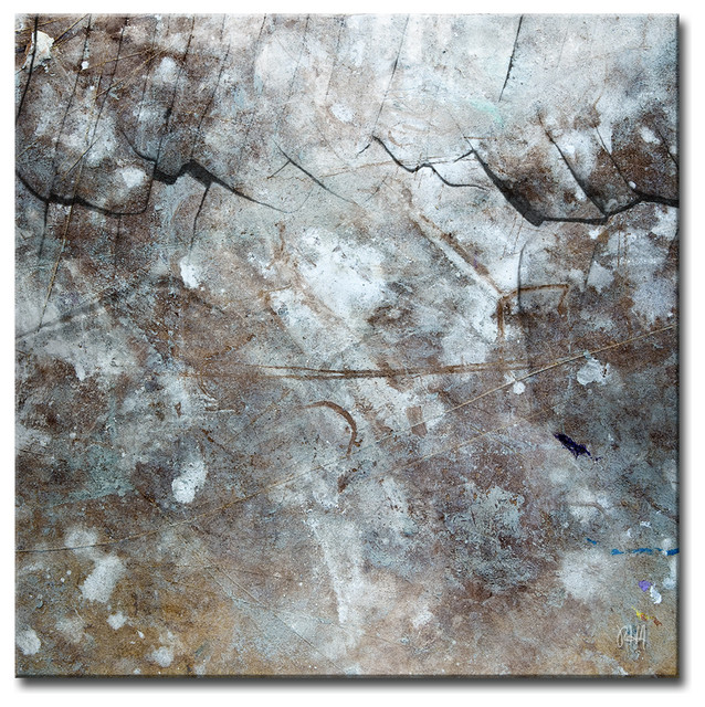 Ready2HangArt 'ABS XV' Abstract Canvas Wall Art, 12"x12" - Contemporary ...