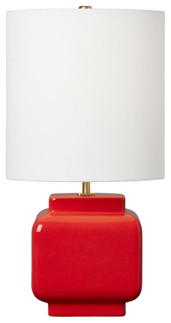 Anderson Medium Table Lamp, 1-Light, LED, Lucent Red, 20 ...