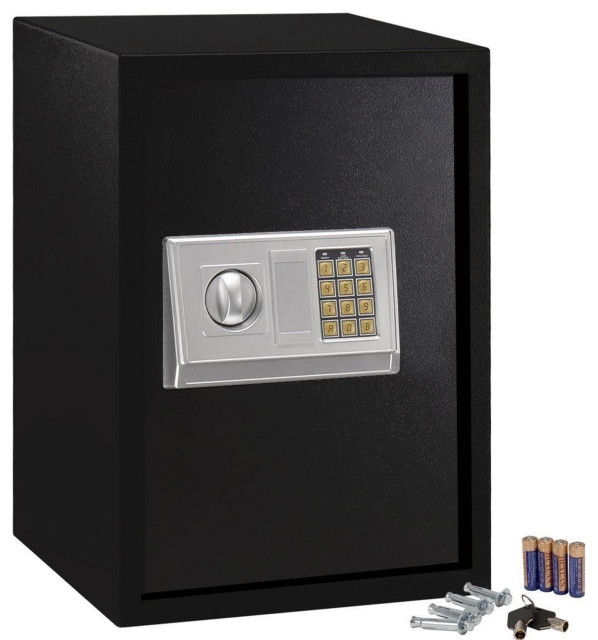 Costway Home Hotel Large Digital Electronic Keypad Lock Safe Box 1.8 Cubic Feet - Safes - by ...