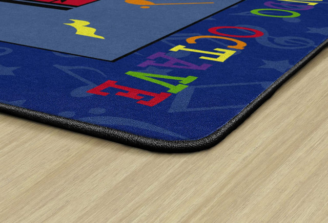 Flagship Carpets VA121-58A 10'9" X 13'2" Fun With Music Educational Rug ...