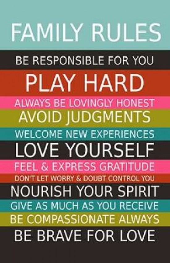 Family Rules Print, 12 x 18 - Contemporary - Prints And Posters - by ...