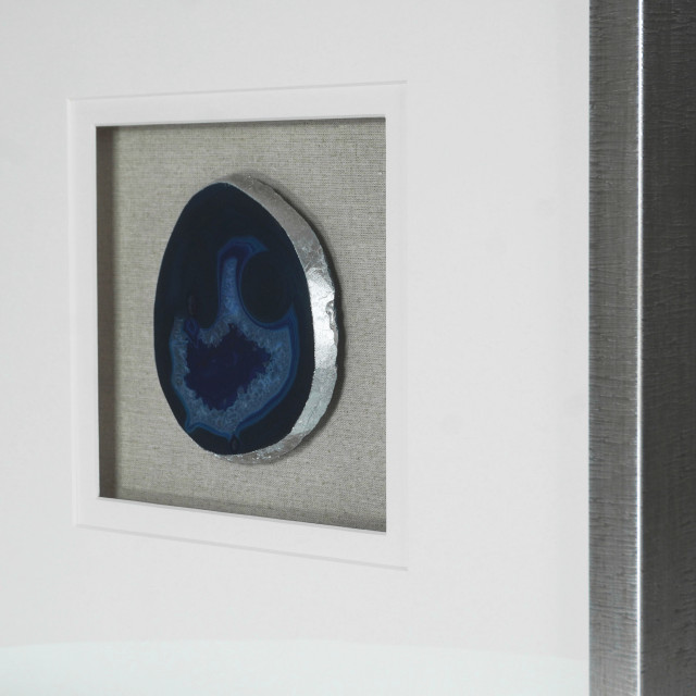 Agate Slice Shadow Box Wall Décor - Contemporary - Wall Accents - by ...