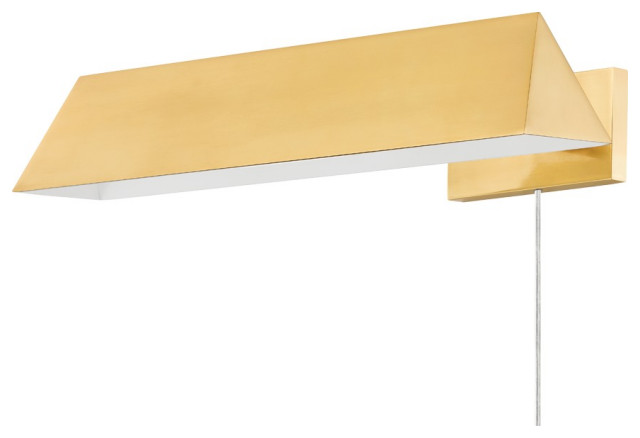 Priscilla Two Light Picture Light in Aged Brass - Contemporary ...