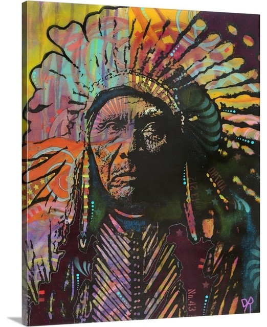Native American IV Wrapped Canvas Art Print - Southwestern - Prints And ...