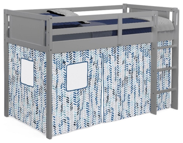Delta Children Generic Fabric Loft Bed Tent for Low Twin Loft Bed in ...