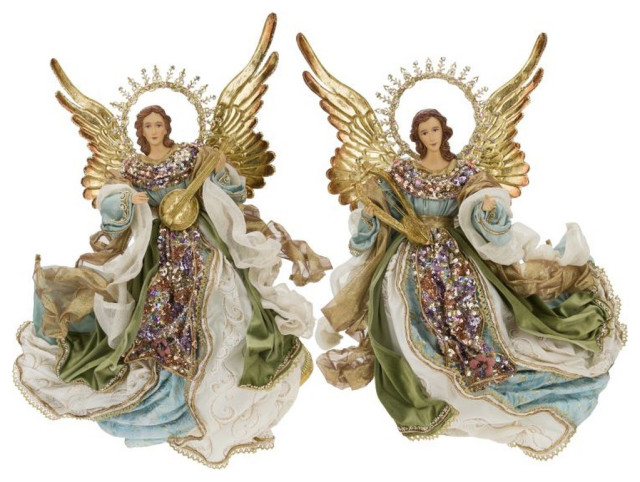 Mark Roberts 2020 Collection Flying Angel 25" Assortment of 2 Figurines ...