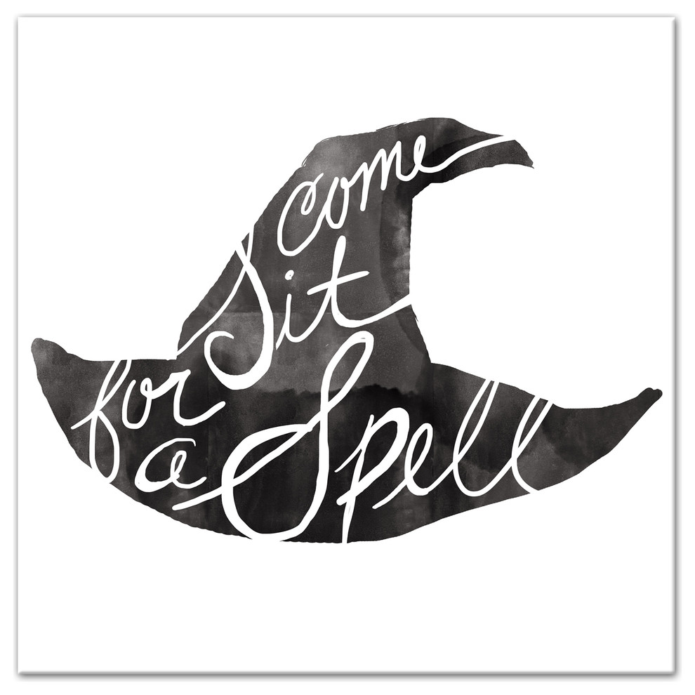 Come Sit for a Spell 16"x16" Canvas Wall Art, 16x16 - Contemporary ...