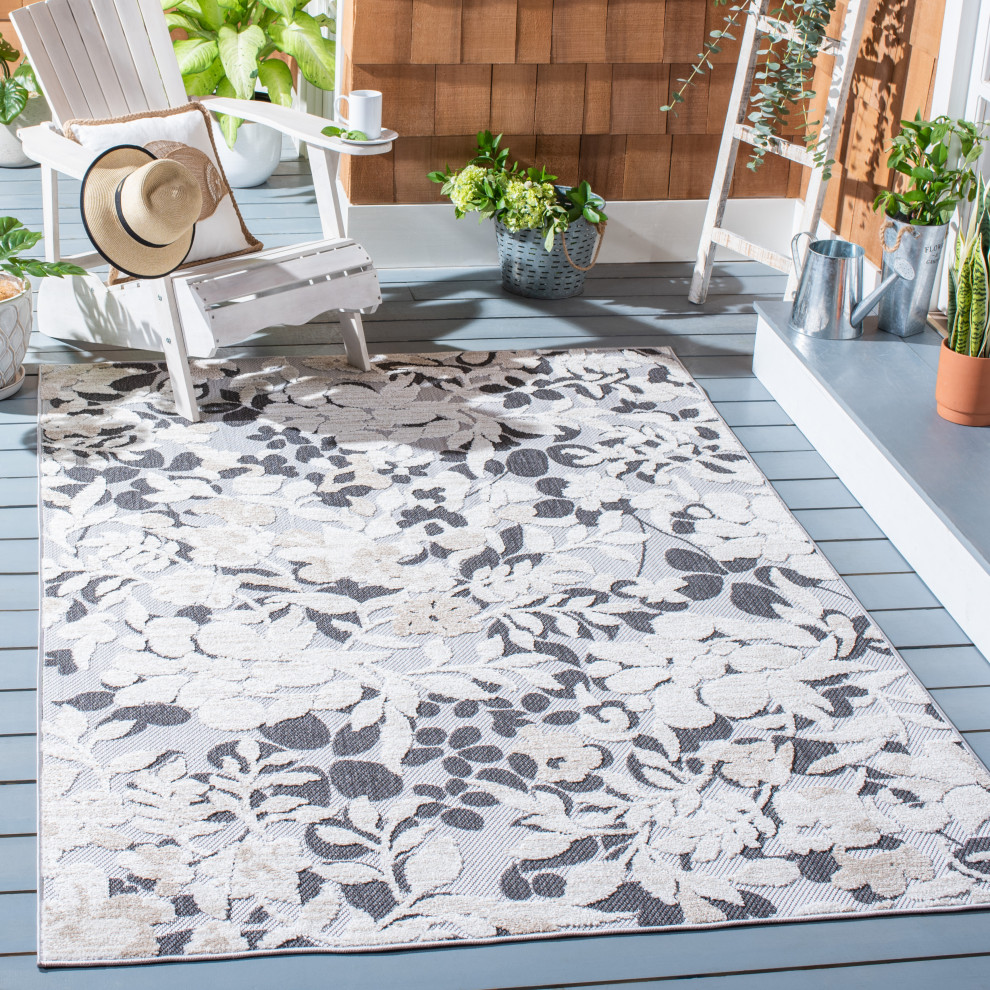 Safavieh Cabana Collection CBN672 Indoor-Outdoor Rug, 4'5"x6'5 ...