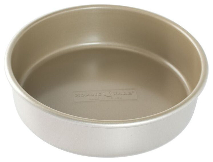 Nordic Ware Nonstick Naturals Aluminum Round 8 Inch Layer Cake Pan ...