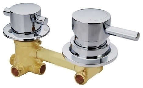 Shower Mixer 2/3/4 Or 5 Way Water Outlet Mixing Valve Fs6120Cm ...