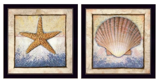 "Sea Journey" Collection By Ed Wargo, Printed Wall Art, Black Frame ...