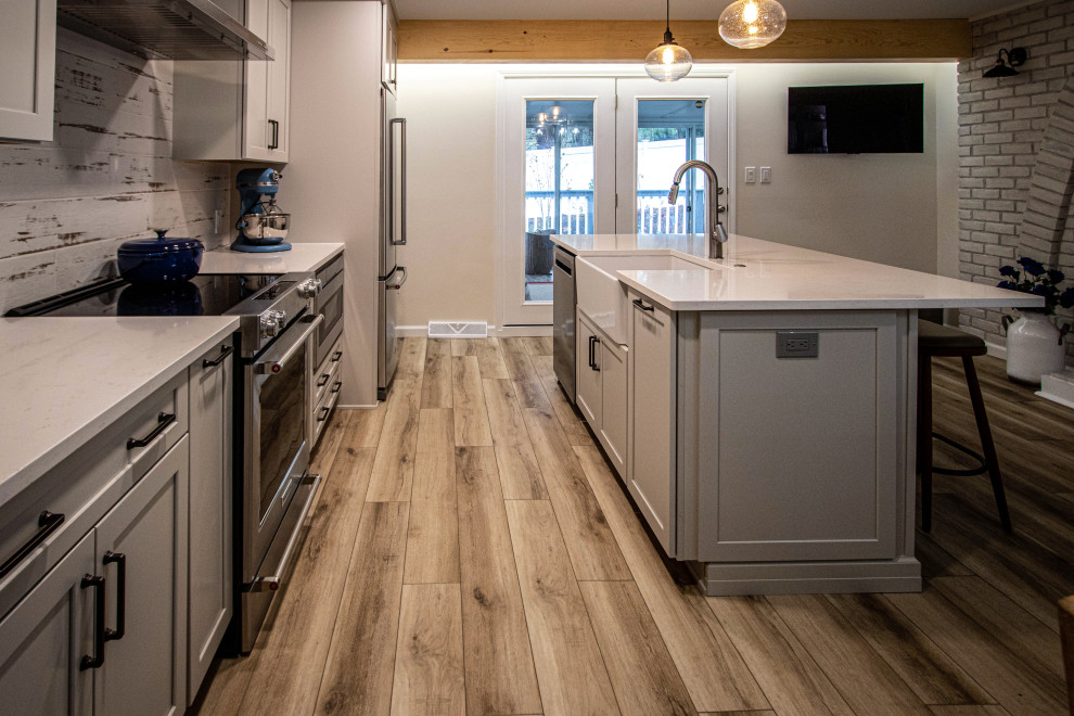 Zen Style Kitchen Design with Natural Elements - Transitional - Kitchen ...