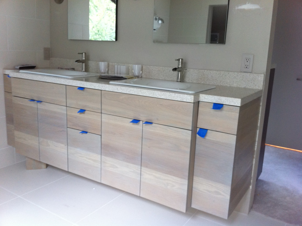 Custom White Oak Vanity Custom White Oak Vanity