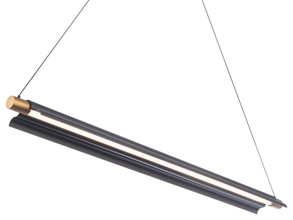 WAC Lighting PD-65244 Pavilion 45"W LED Suspension Linear Pendant ...