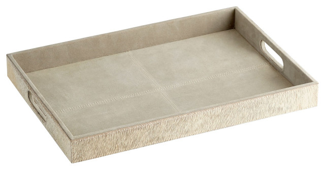 Brixton Tray, Grey Large - Contemporary - Serving Trays - by Uber ...