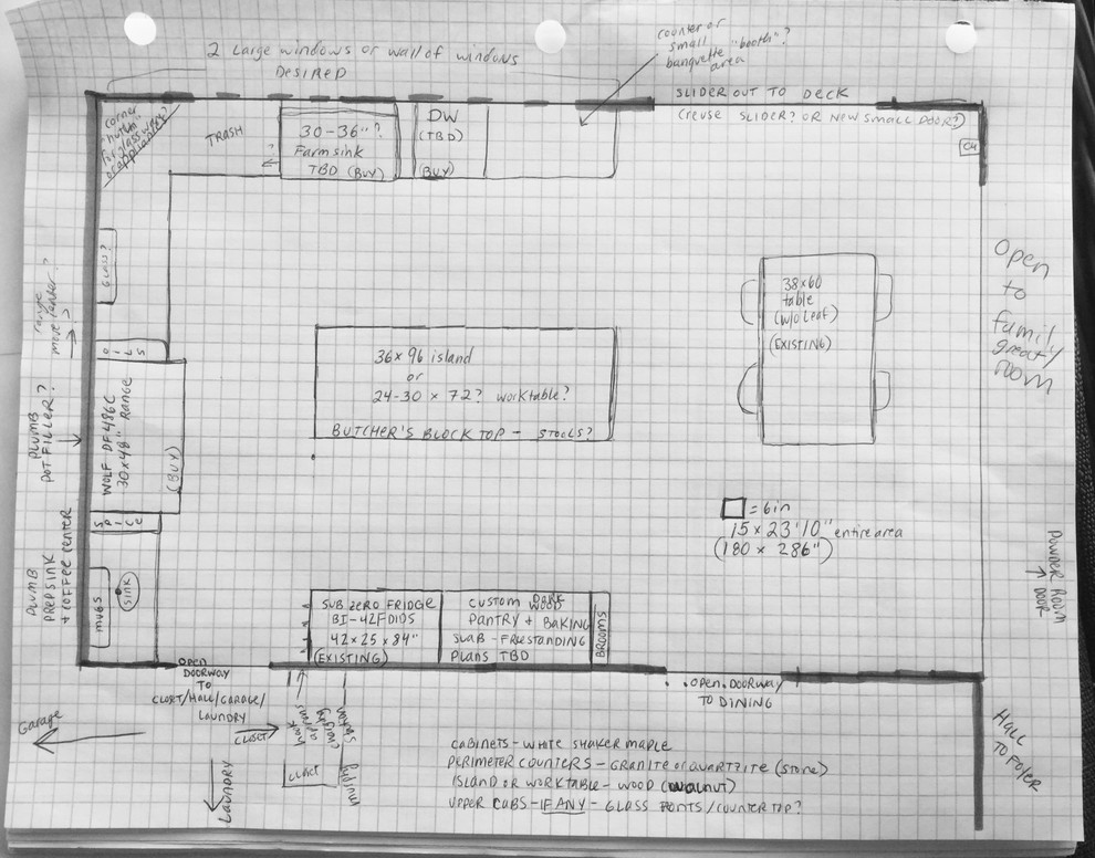 feedback on rough plan for kitchen layout | Houzz Forum