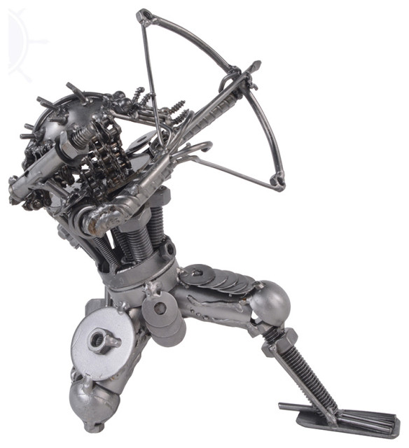 Metal Predator With Bow and Arrow Pose 2 - Industrial - Decorative ...