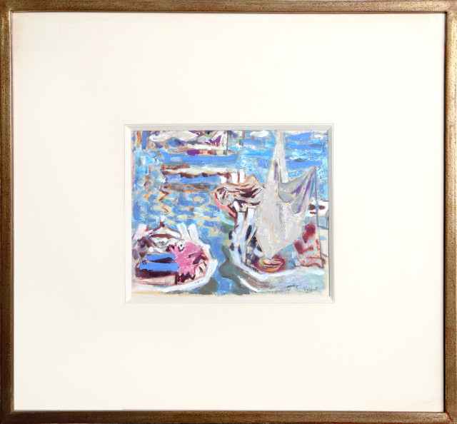 Sailing View, Alexandre Sacha Garbell, 7.5x6.5 - Contemporary ...
