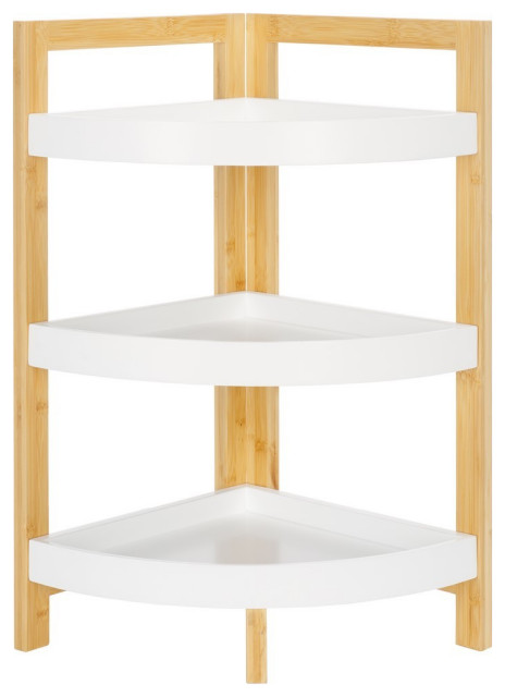 Safavieh Adler 3 Tier Corner Shelf, #N/A - Scandinavian - Display And ...