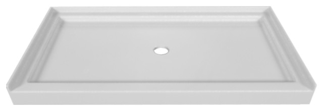 Valley Acrylic Single Threshold Acrylic Multi-Layered Center Drain ...