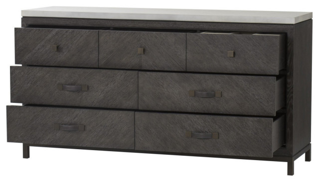 Luna Wide Chest 7-Drawer - Transitional - Dressers - by AED Luxury Home ...