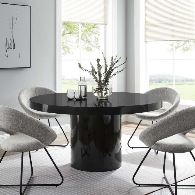 Gratify 60" Round Dining Table - Transitional - Dining Tables - by Modway | Houzz