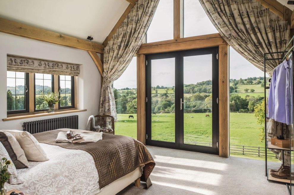 Full Interior Design Oak Frame Building - Country - Bedroom ...