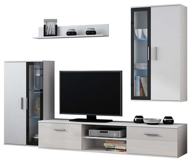 PANDORA 4 Piece TV Set - Transitional - Entertainment Centers And Tv ...