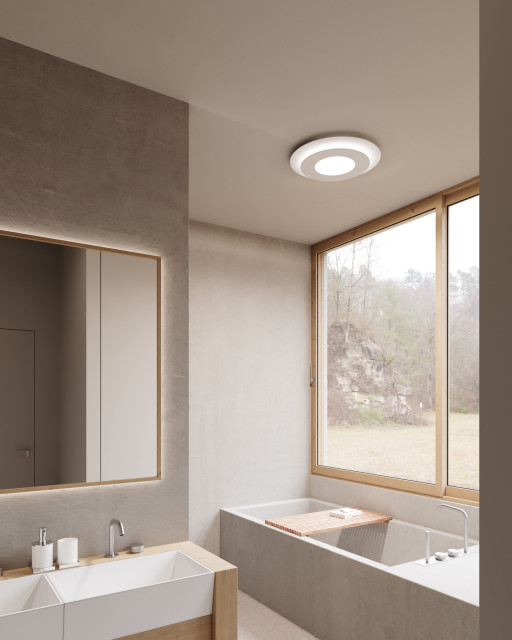 Sonneman 2757-20-35 Offset 20"W LED Flush Mount Ceiling Fixture ...