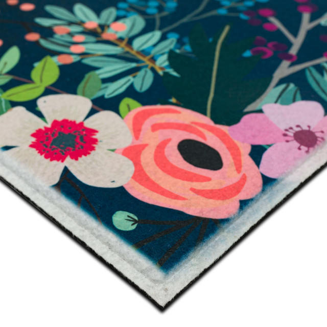 Mohawk Home Recycled Rubber Door Mat Country Welcome Multi Doormat, 18 ...