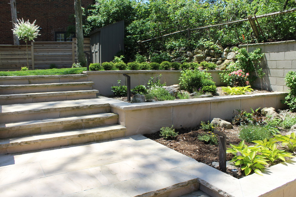 Terraced Backyard - low maintenance terraced gardens - Modern - by keay ...