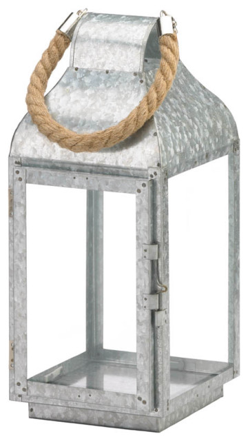 Galvanized Farmhouse Lantern - Farmhouse - Candleholders - by HIGHLIGHT ...