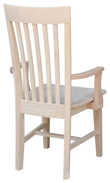 Tall Mission Chair With Arms - Craftsman - Dining Chairs - by ...