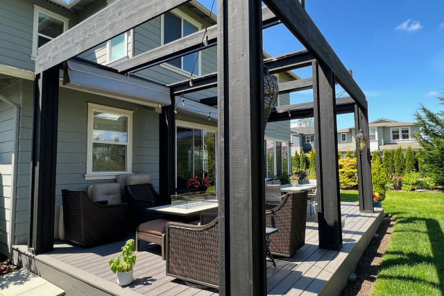 Retractable Canopies, Monroe - Traditional - Terrace - Seattle - by ...