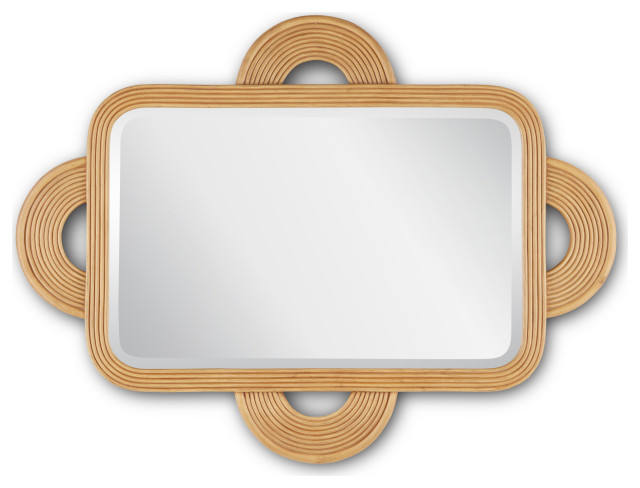 Santos Sea Sand Rectangular Mirror - Tropical - Wall Mirrors - by ...
